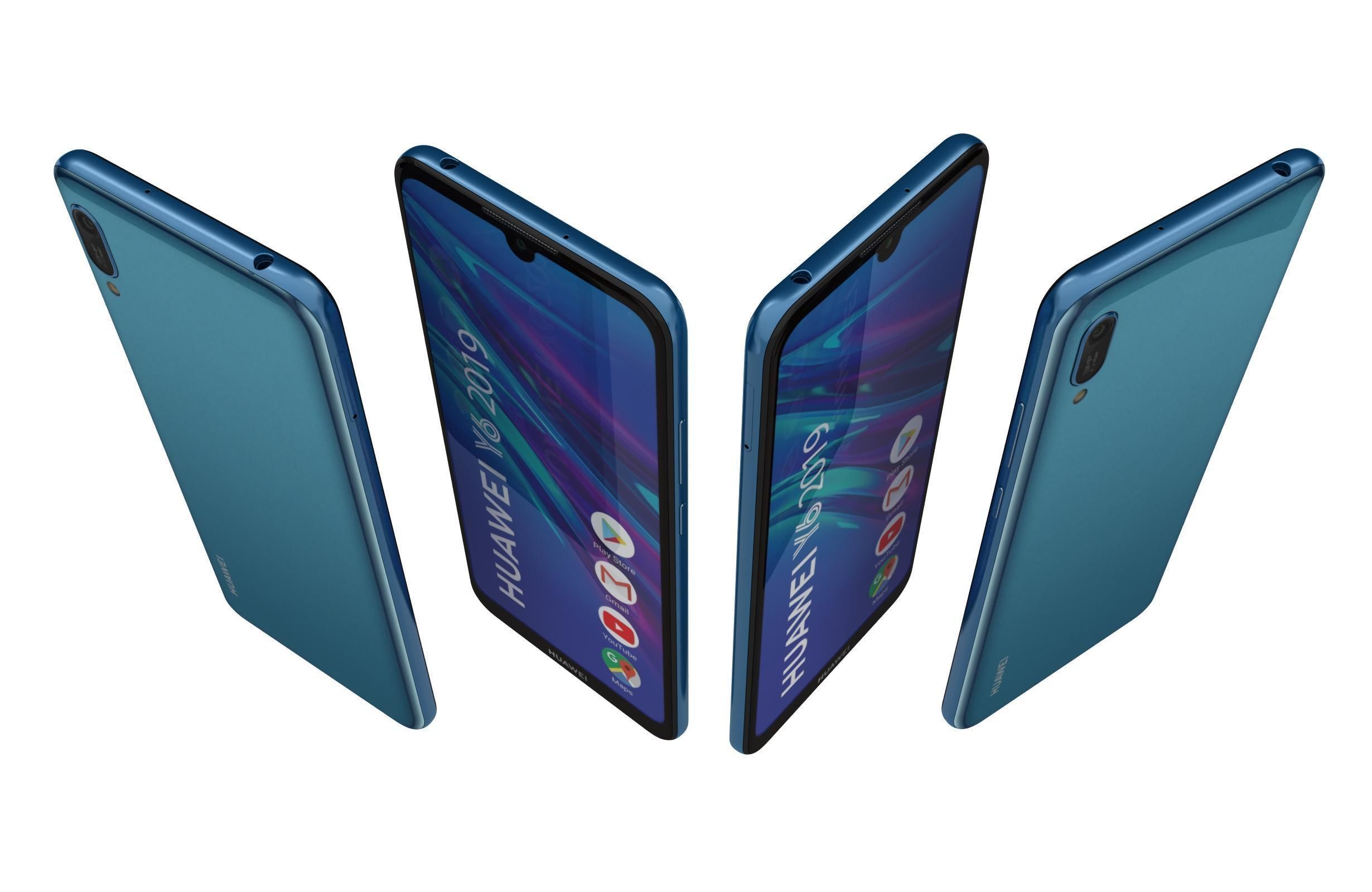 Huawei Y6 2019 All Colors 3D model | CGTrader