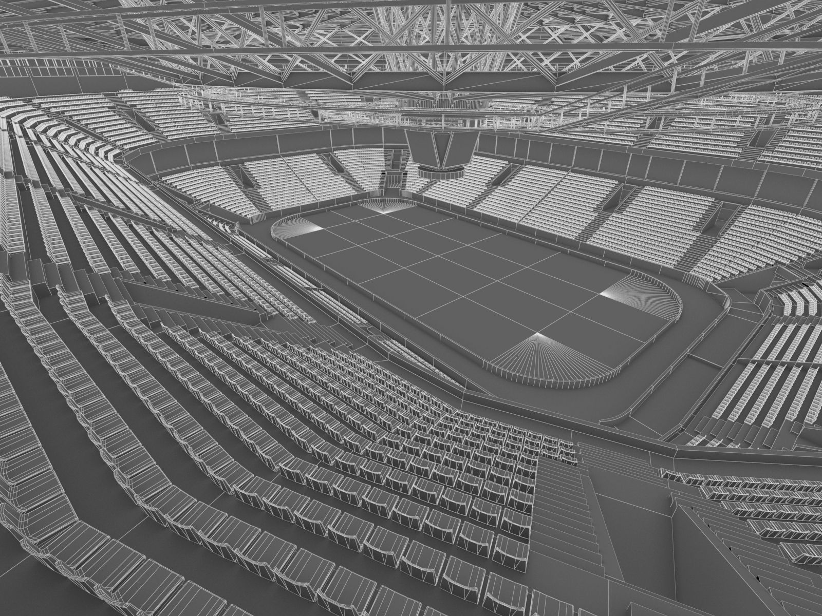 3D model Winter Olympic Stadium 13000 seats VR / AR / low-poly | CGTrader