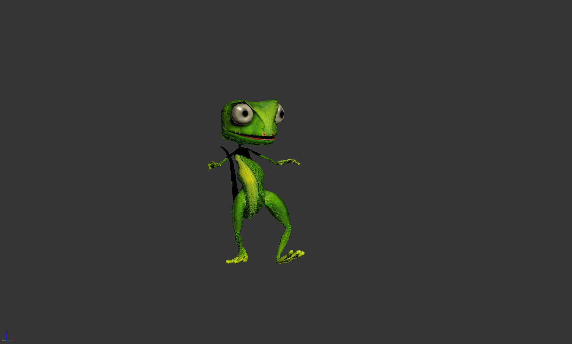 3D model 3D Lizard Game Character RIGGED and Animated Hand Painted VR ...