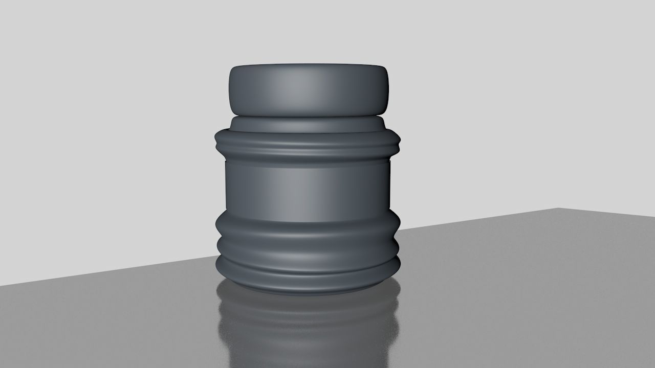 3D model 3d Jar Design VR / AR / low-poly | CGTrader
