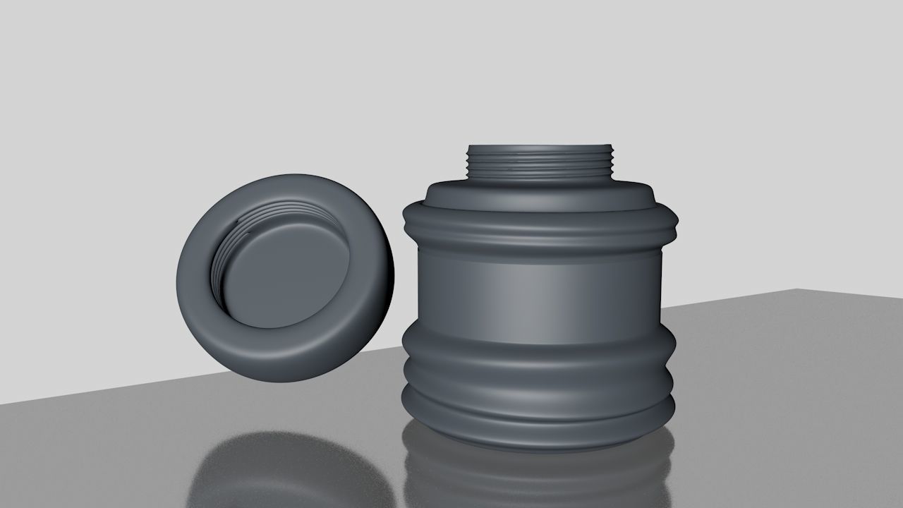3D model 3d Jar Design VR / AR / low-poly | CGTrader