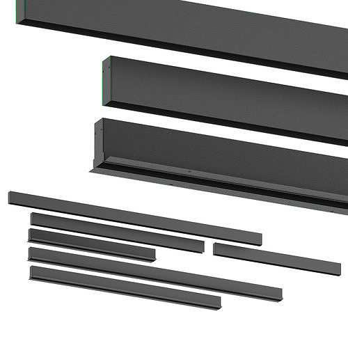 Overhead mounts for track lights Forstlight free 3D model | CGTrader