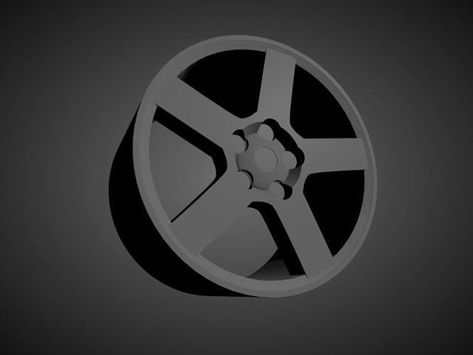 Volvo 850 OEM scalable and Printable rim 3D model 3D printable | CGTrader