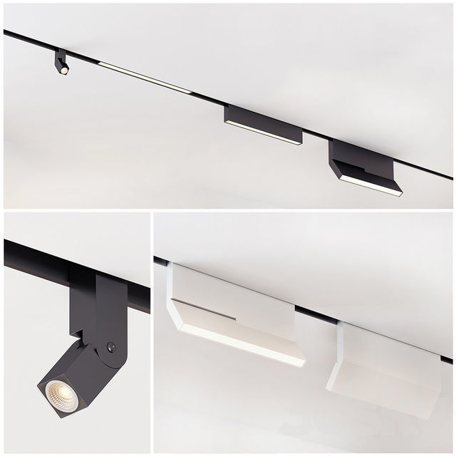 Delta Light Recessed Track Light Sets 3D model | CGTrader
