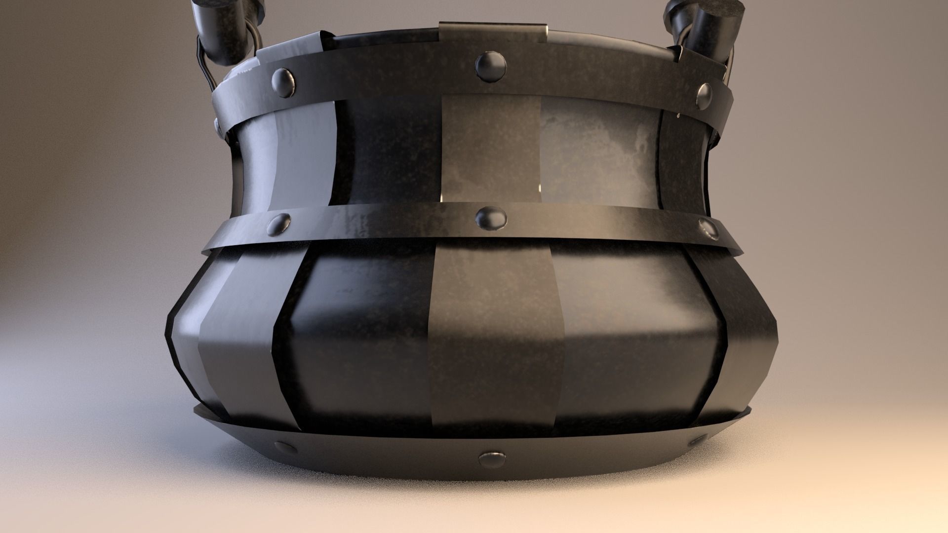 Medieval Metal Pot 3D model | CGTrader