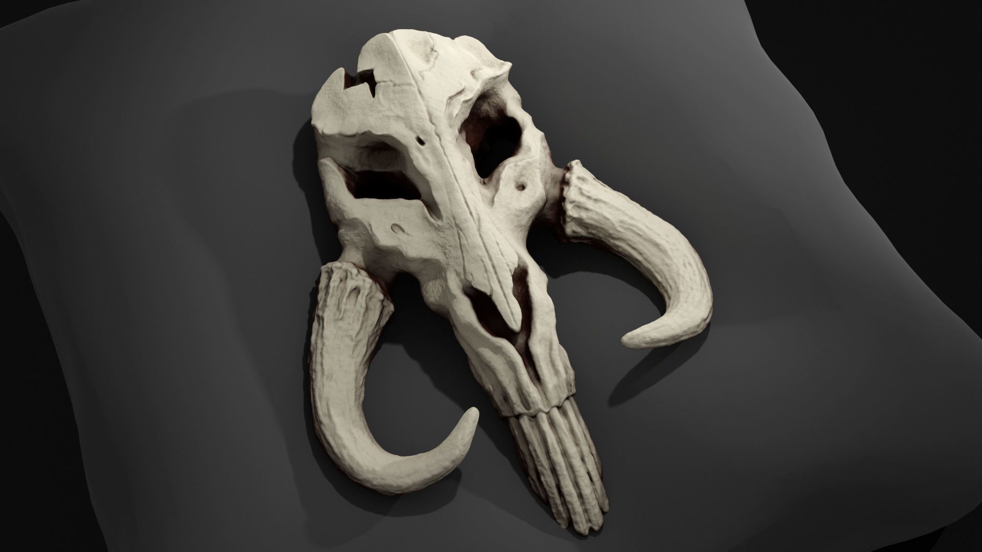 Mythosaur Skull - Inspired by The Mandalorian 3D model 3D printable ...