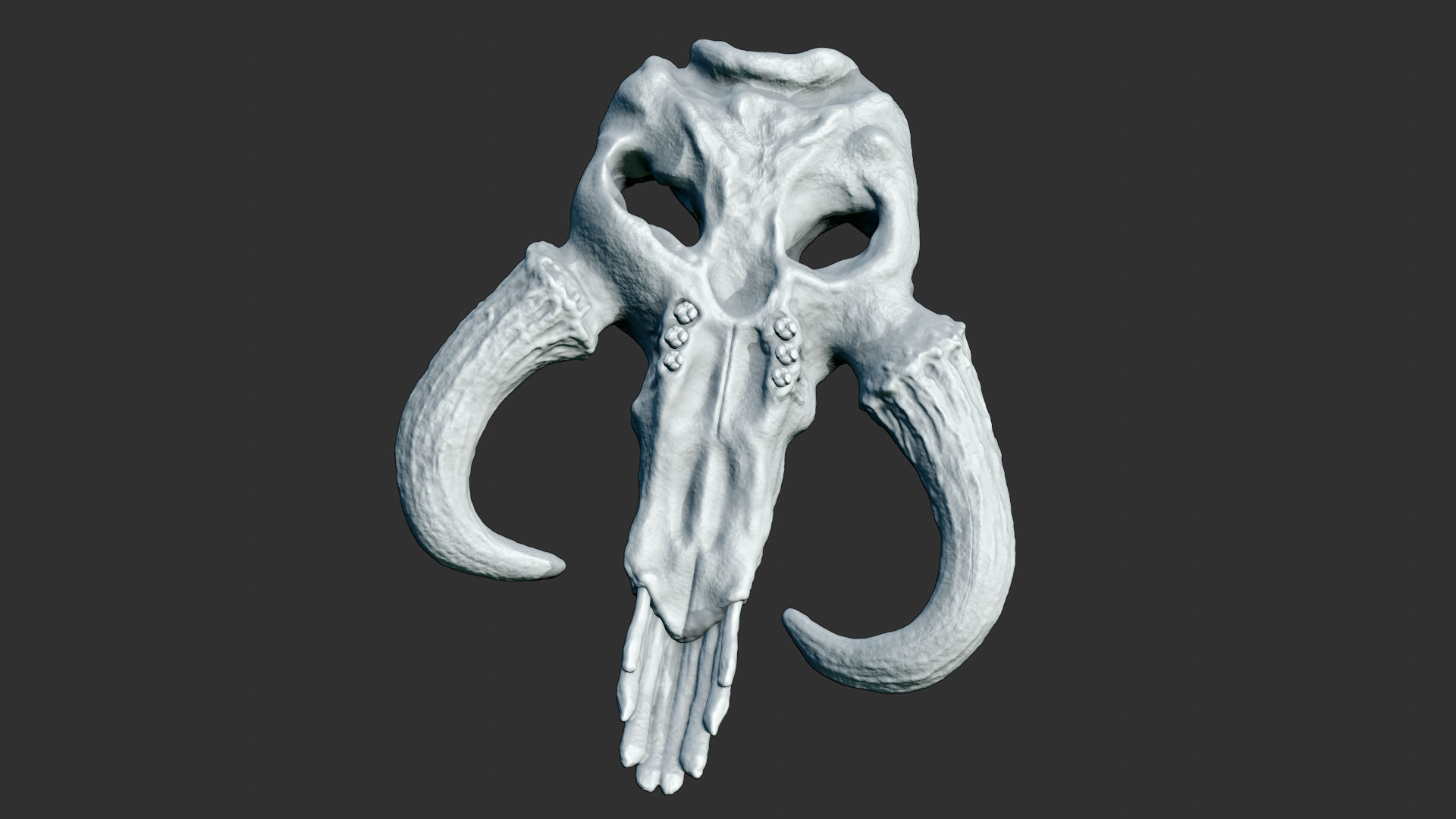 Mythosaur Skull - Inspired by The Mandalorian 3D model 3D printable ...