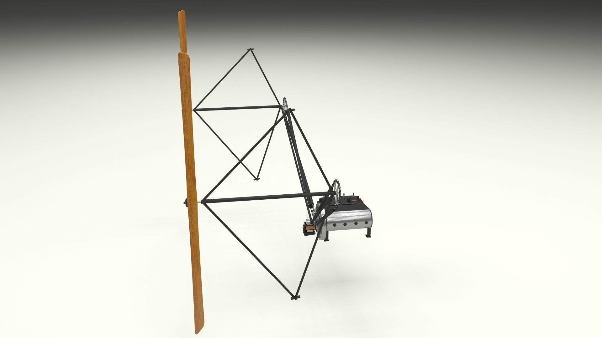 Wright Flyer Propulsion 3D model | CGTrader
