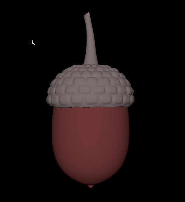 Acorn free 3D model | CGTrader