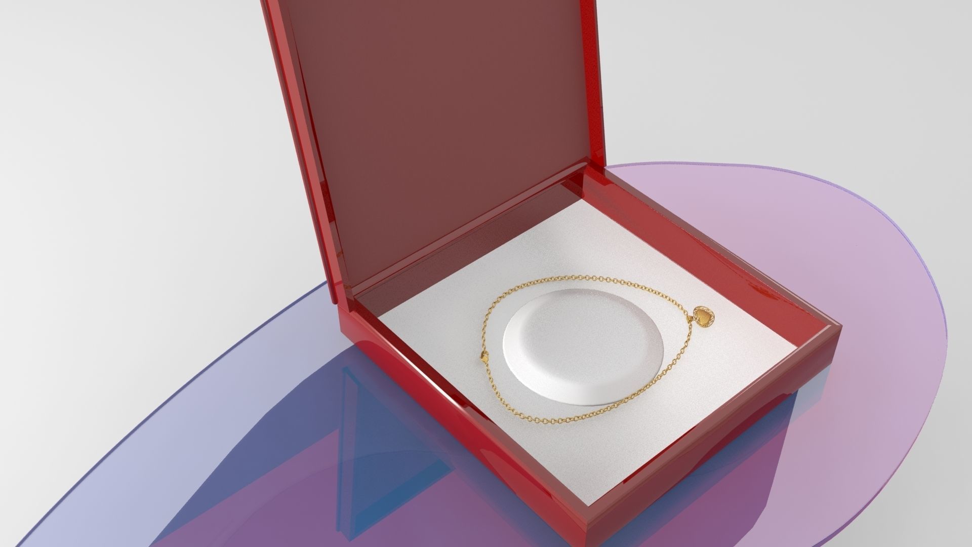 Diamond Jewelry Box 3D model | CGTrader