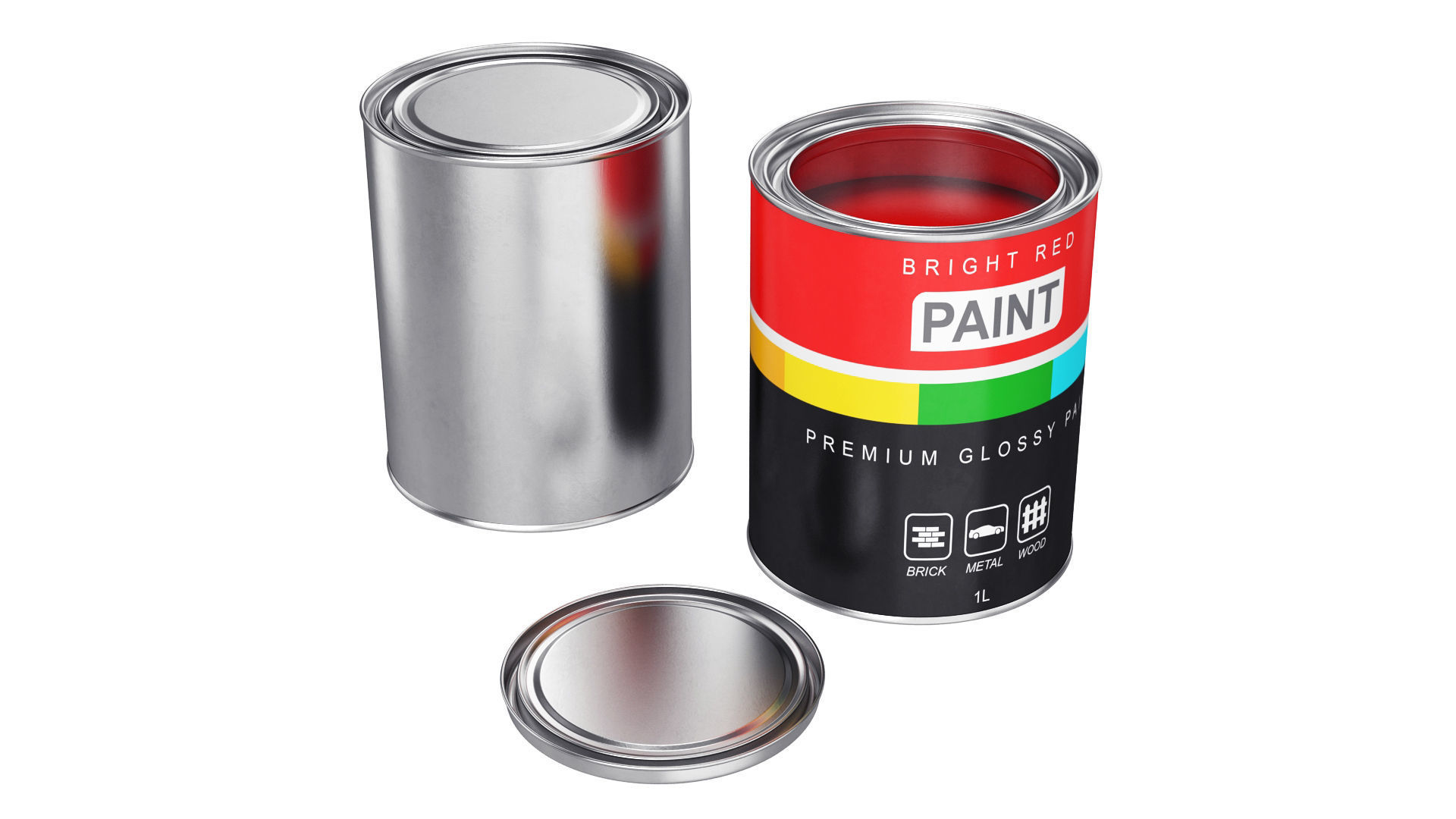 Paint can 3D model | CGTrader