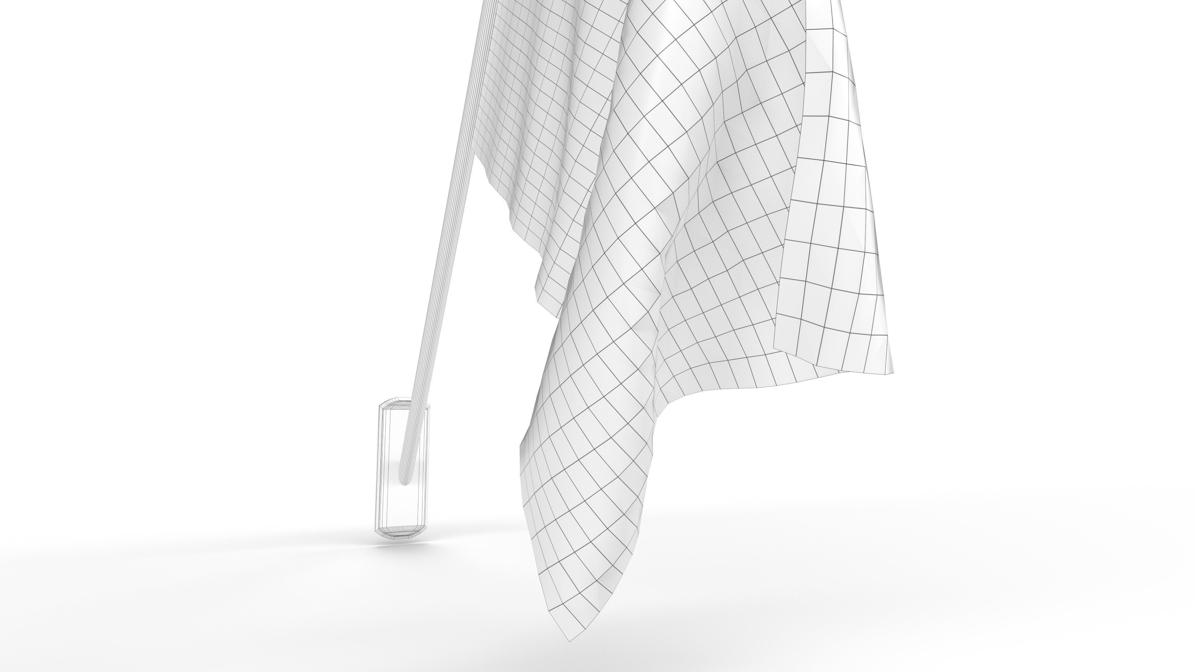 3D model American Flag Pole VR / AR / low-poly | CGTrader