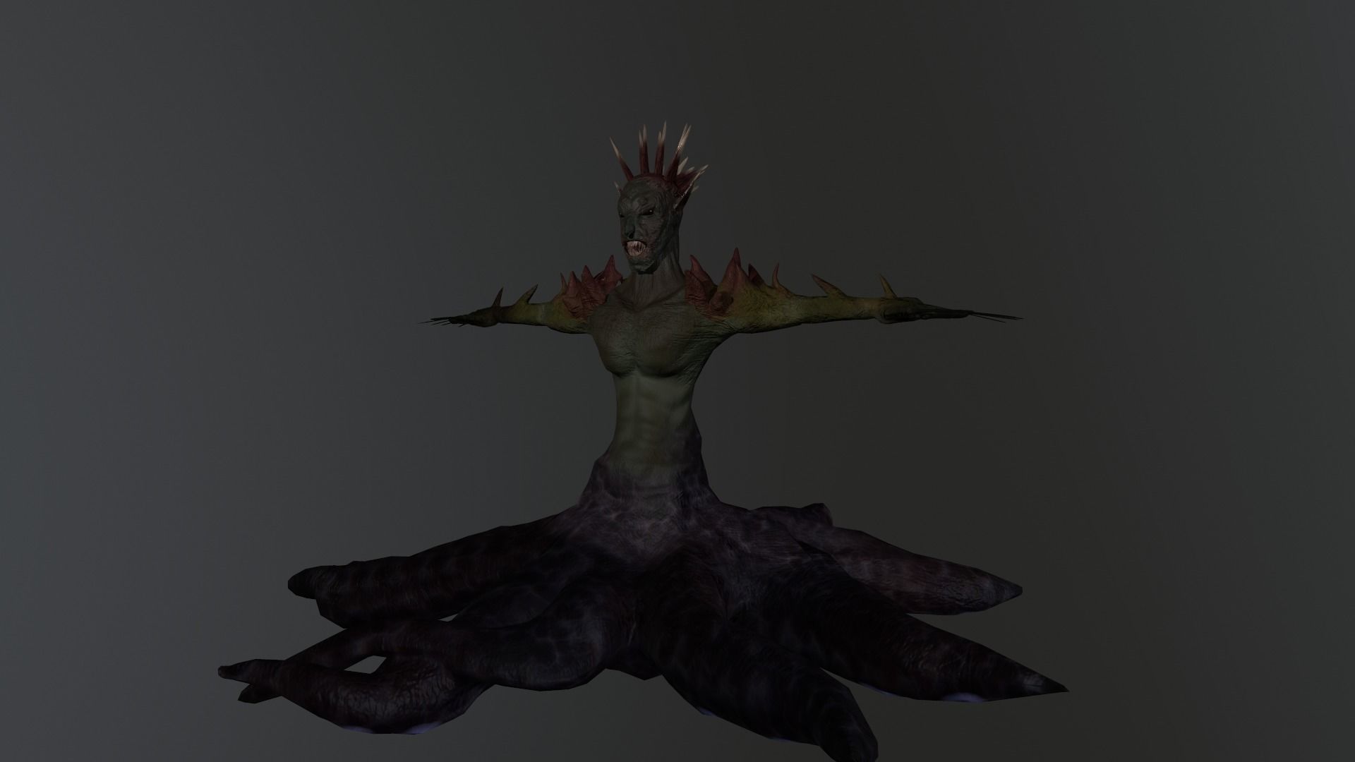 3D model Nexon Vindictus Ship Monster VR / AR / low-poly rigged ...