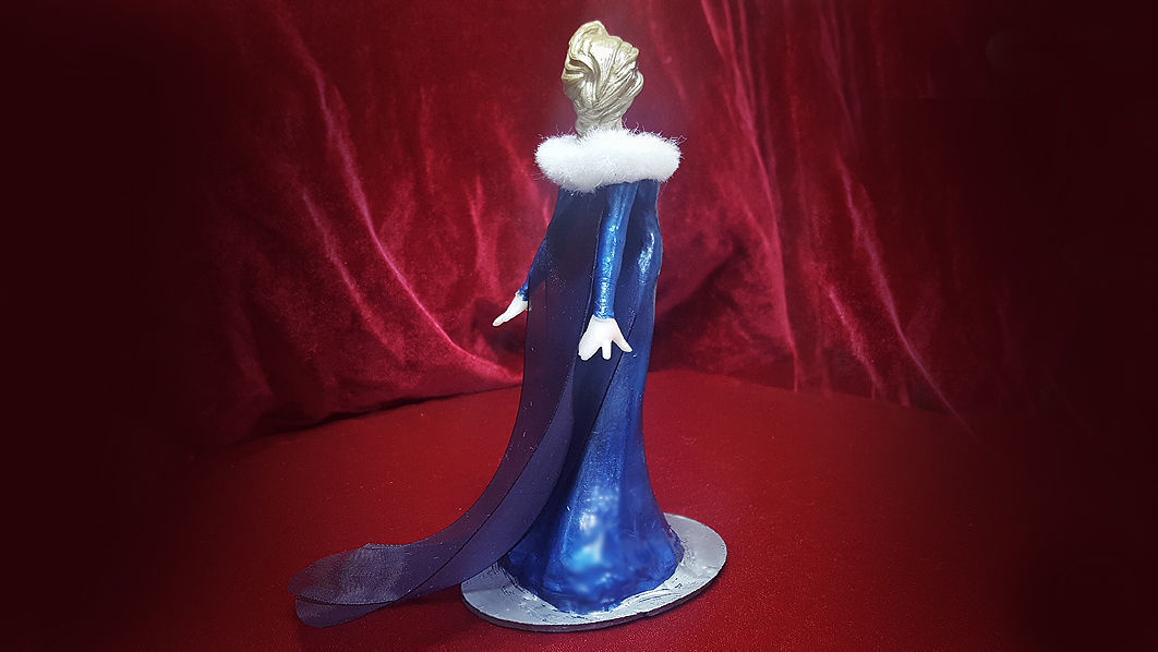 ELSA ICE DRESS MODEL FOR 3D PRINT FROZEN 3D model 3D printable | CGTrader