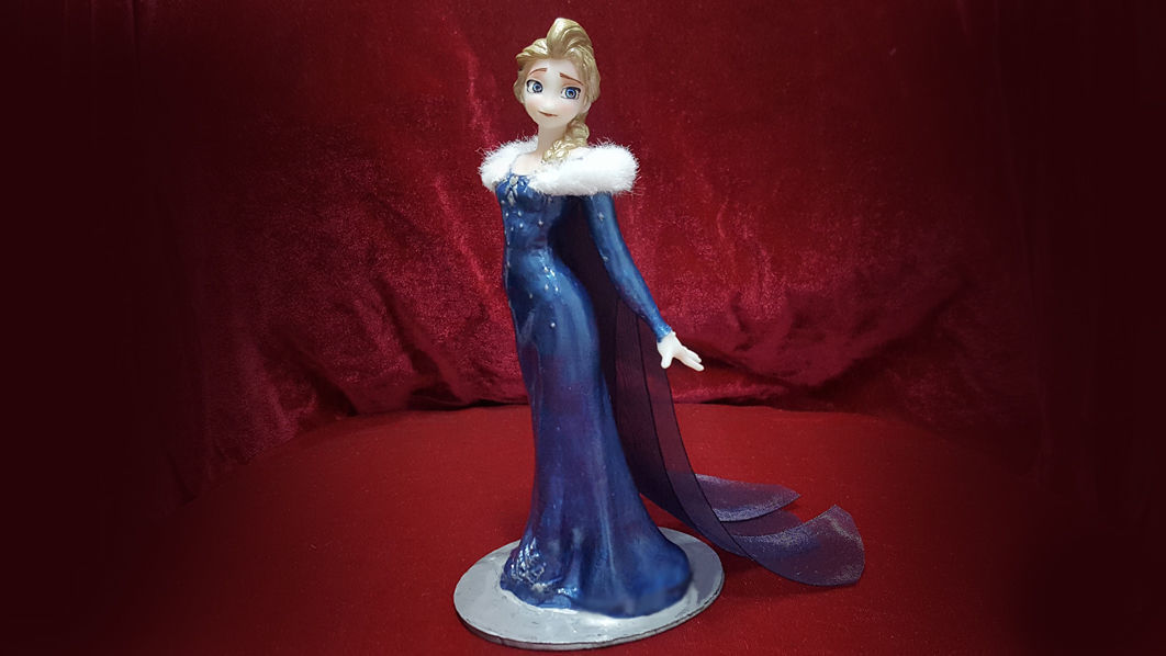 ELSA ICE DRESS MODEL FOR 3D PRINT FROZEN 3D model 3D printable | CGTrader