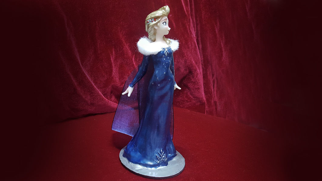 ELSA ICE DRESS MODEL FOR 3D PRINT FROZEN 3D model 3D printable | CGTrader