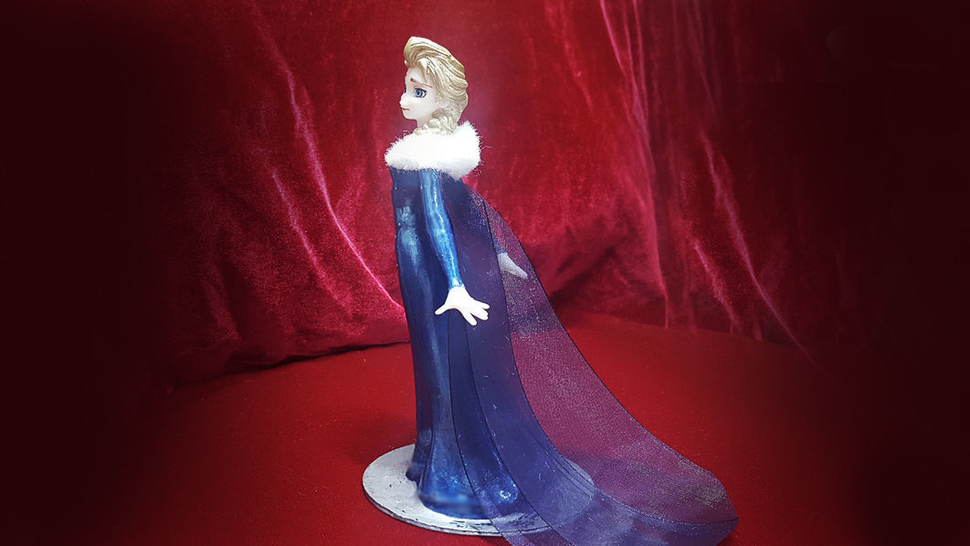 ELSA ICE DRESS MODEL FOR 3D PRINT FROZEN 3D model 3D printable | CGTrader