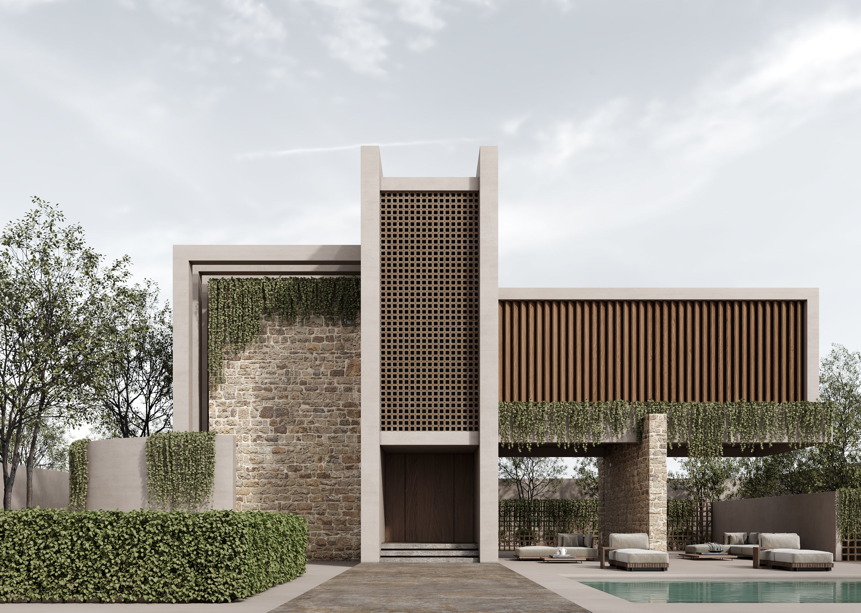 Modern Villa free 3D model | CGTrader