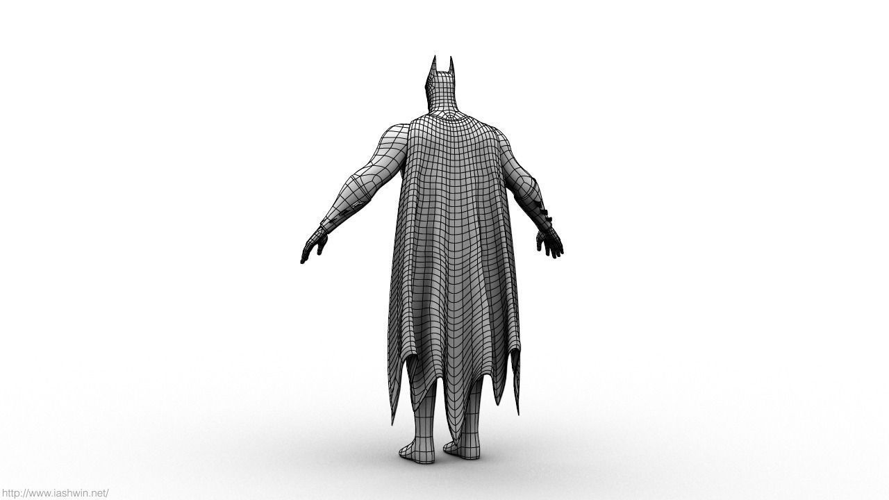 Batman Rig - Legacy 3D model rigged | CGTrader