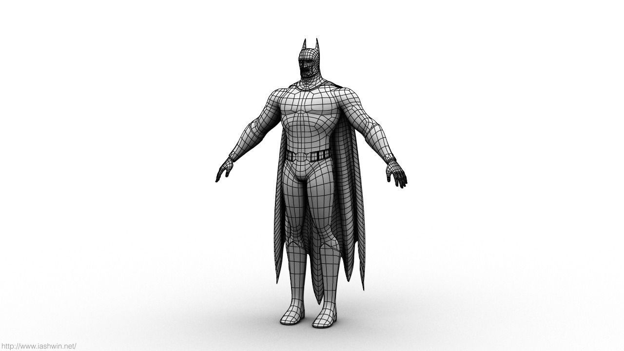 Batman Rig - Legacy 3D model rigged | CGTrader