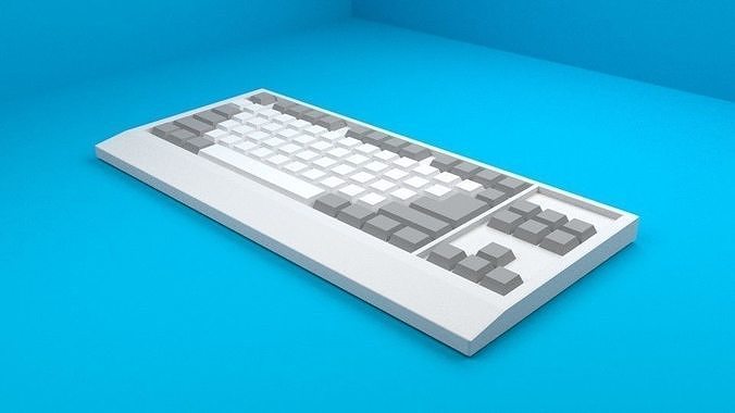 keyboard mechanical free 3D model | CGTrader