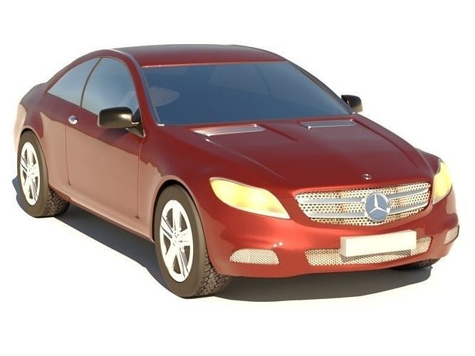Mercedes-Benz CL 2010 car Exterior 3D model | CGTrader