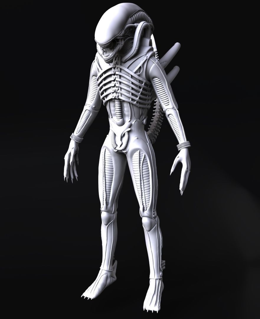 Xenomorph alien 3D model | CGTrader