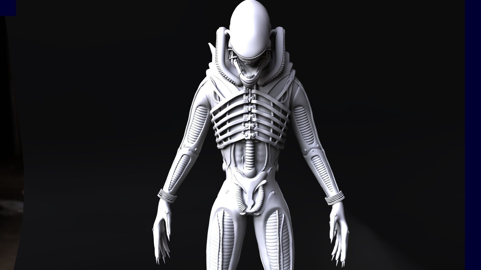 Xenomorph alien 3D model | CGTrader
