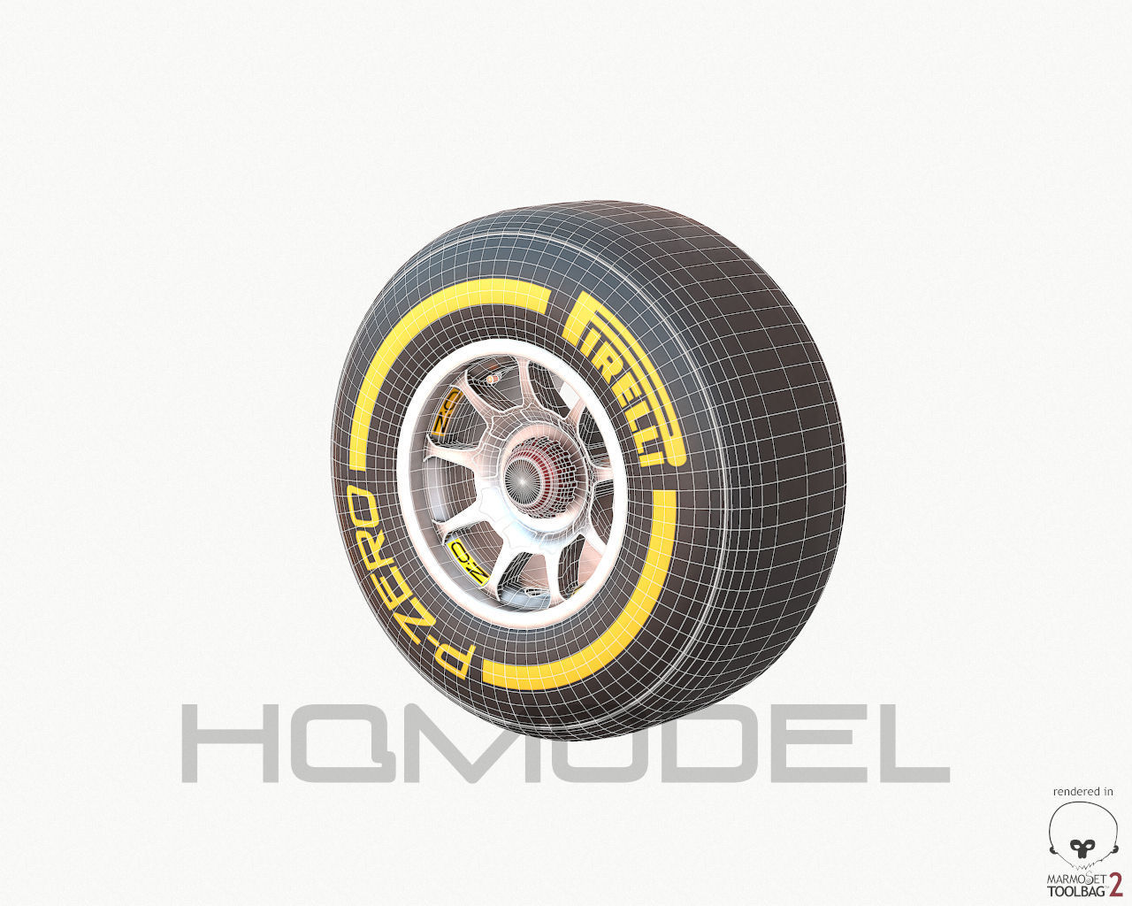 F1 Tire Formula Open Wheel free 3D model | CGTrader