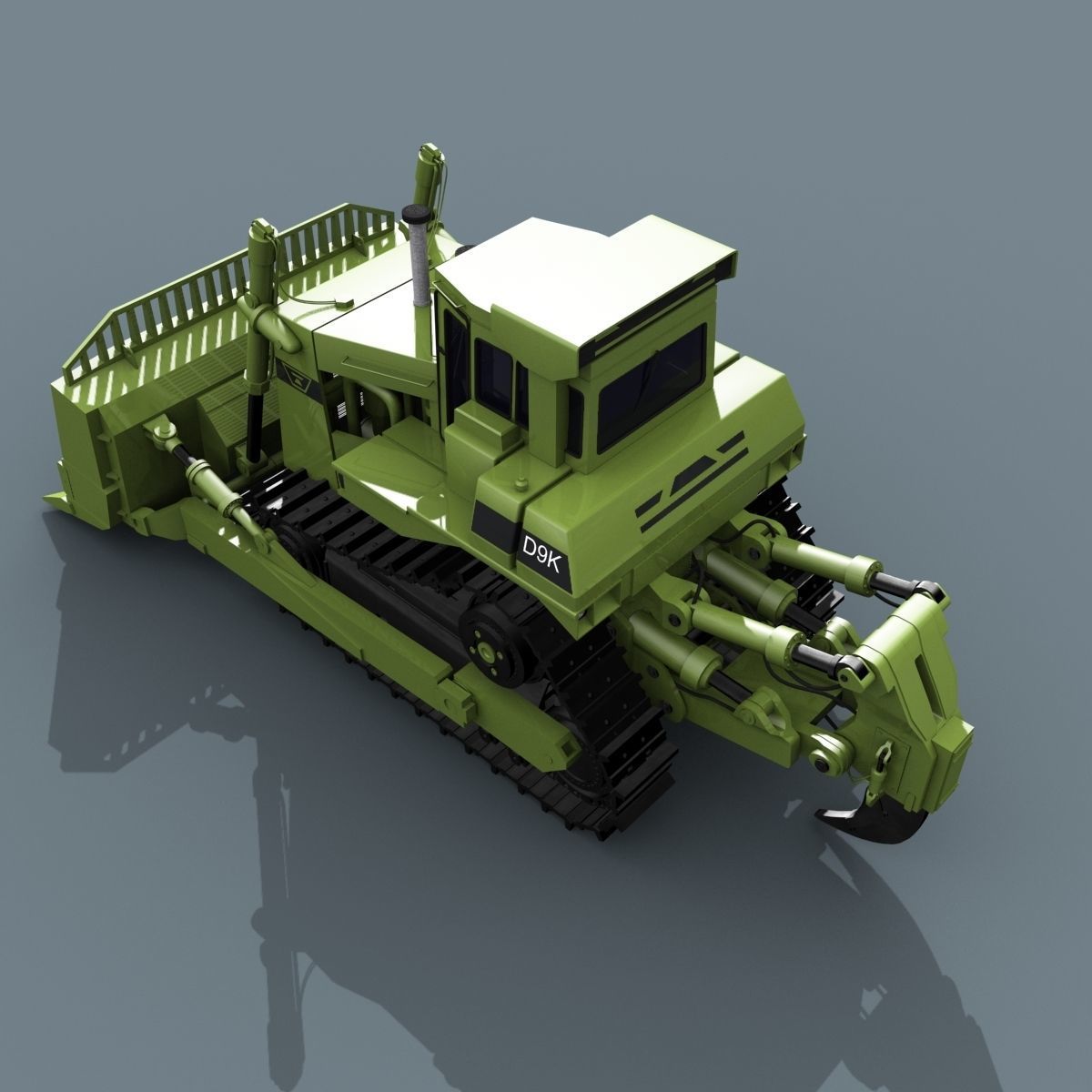 Your Bulldozer - 3d animated bulldozer model 3D model animated rigged ...