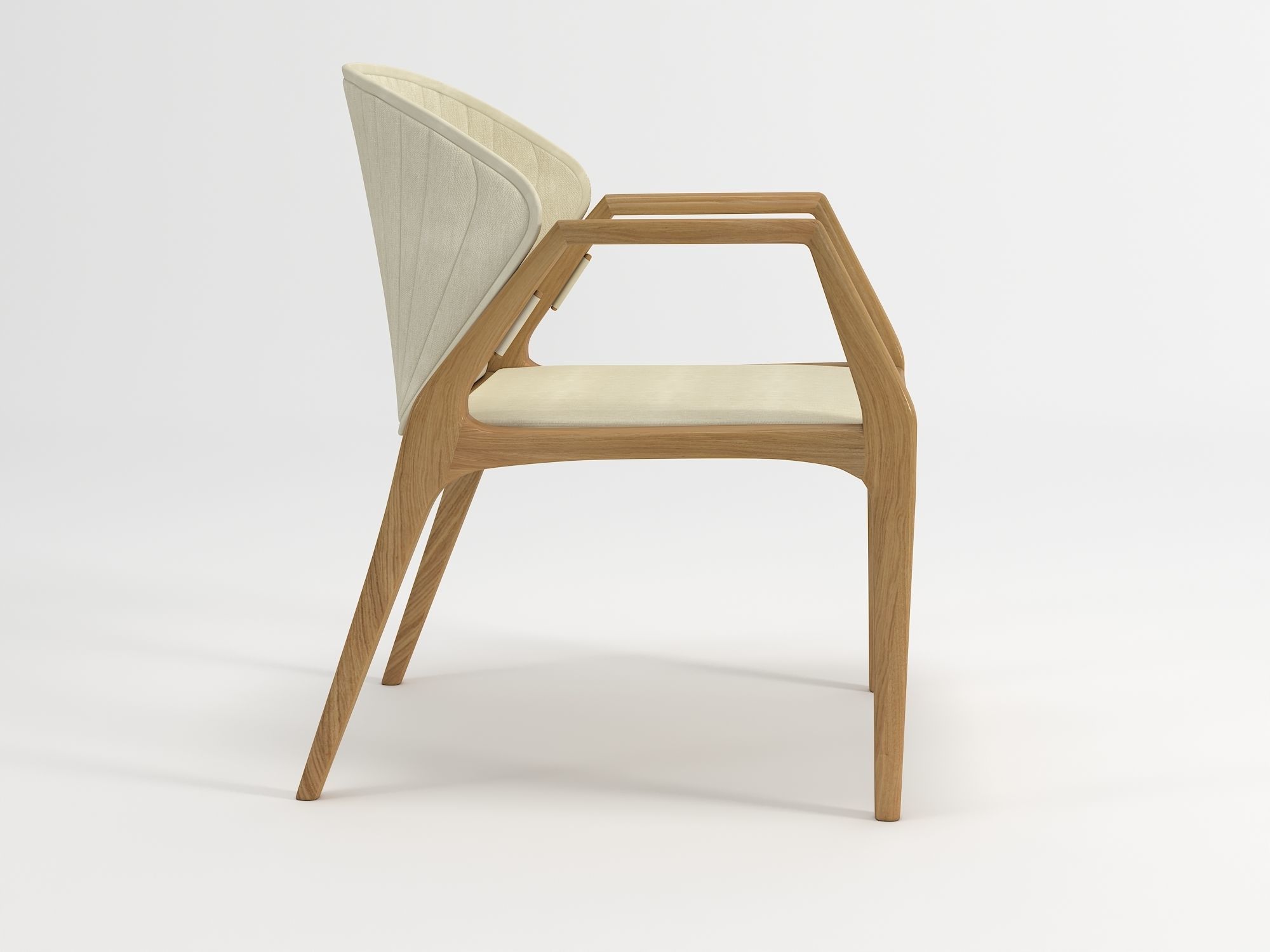 3D model Scall Chair With Arm VR / AR / low-poly | CGTrader