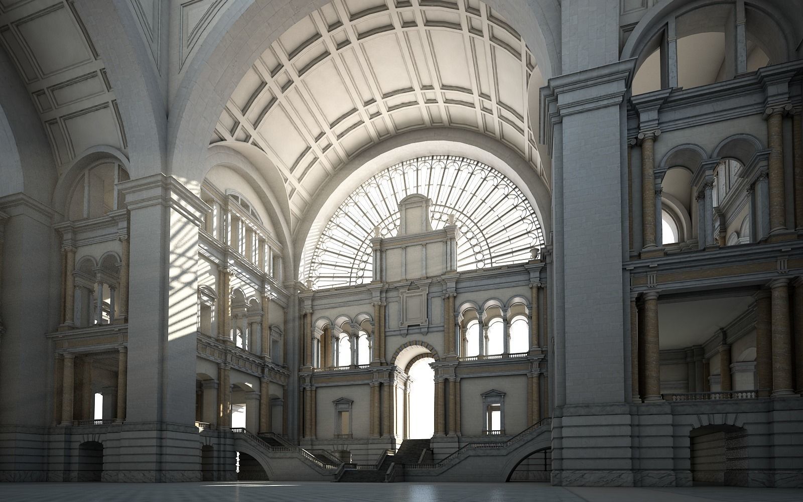 Great Hall 3D model | CGTrader