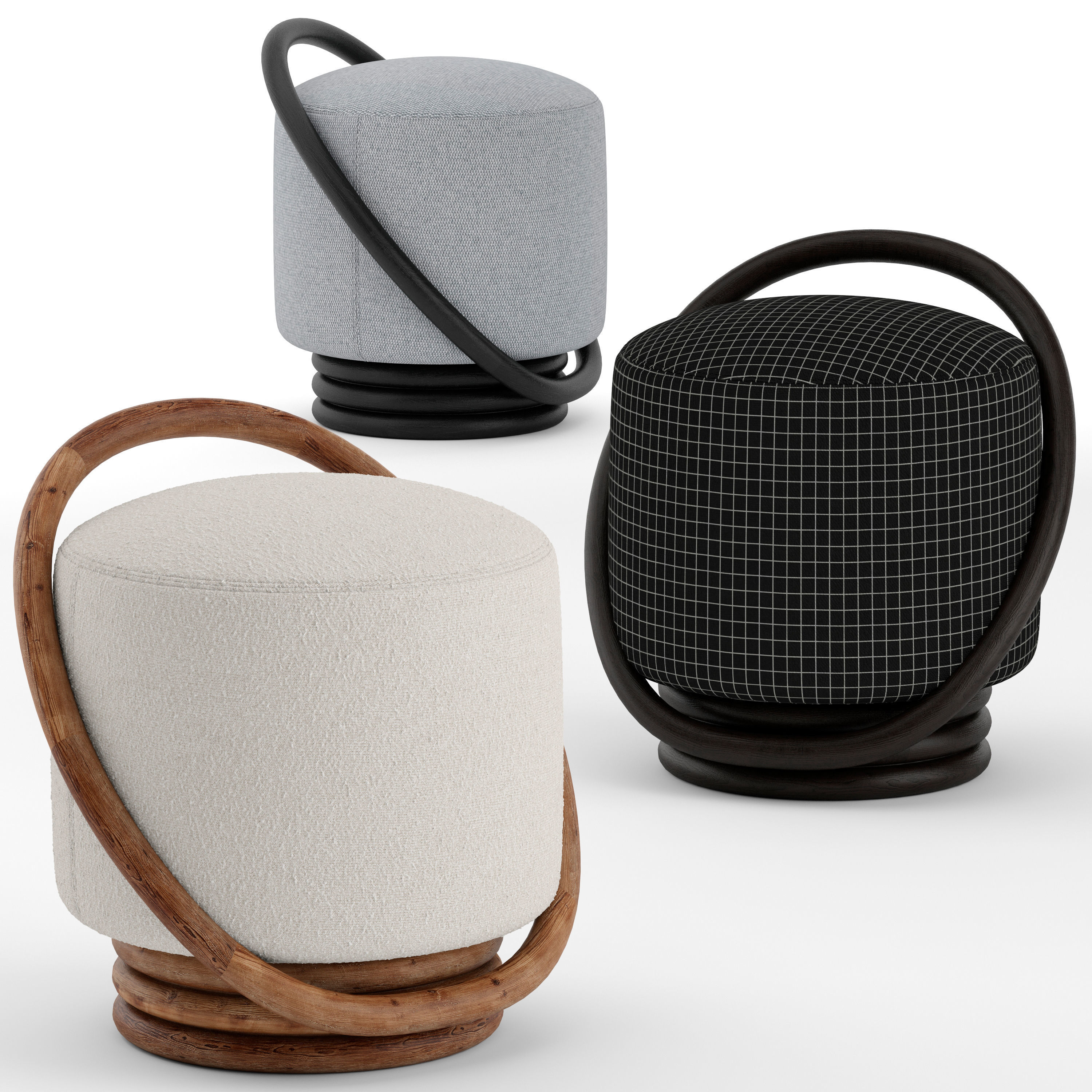 Porada Smile pouf 3D model | CGTrader