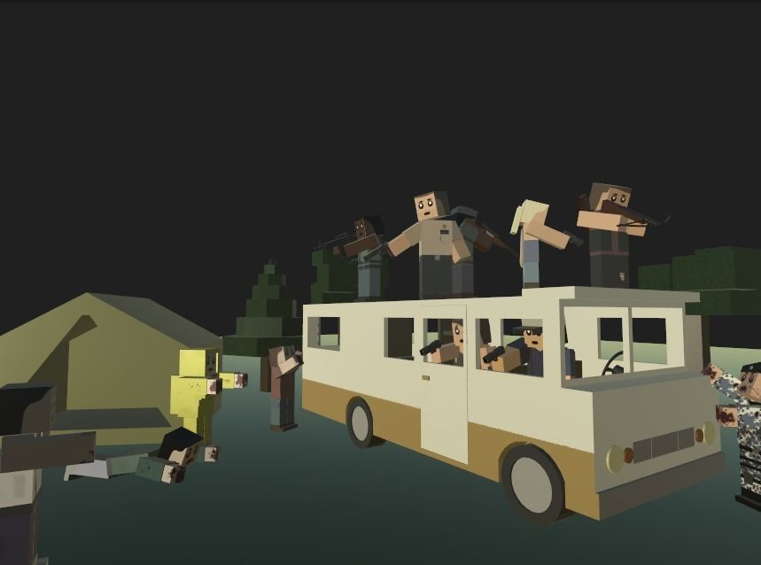 3D model Cartoon Zombie World VR / AR / low-poly | CGTrader