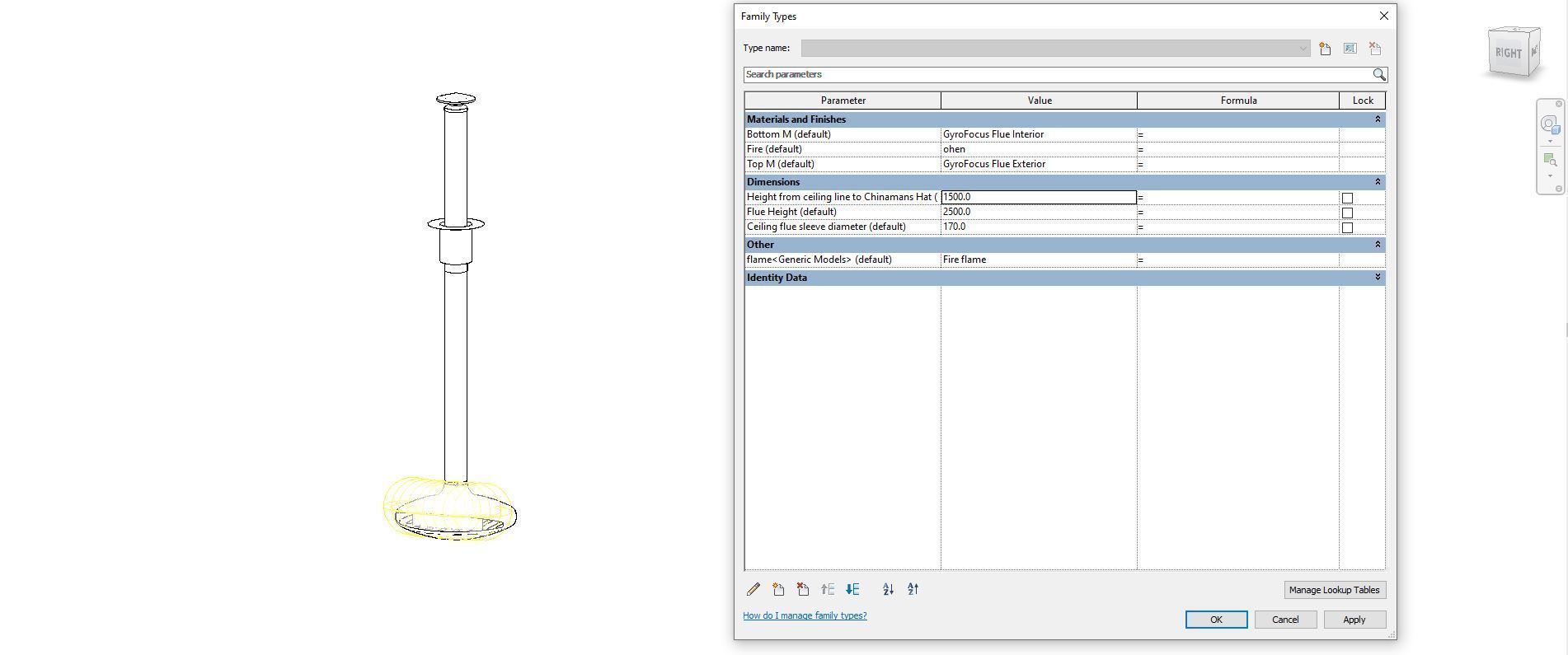 Fireplace - Full parametric Revit Family free VR / AR / low-poly 3D ...