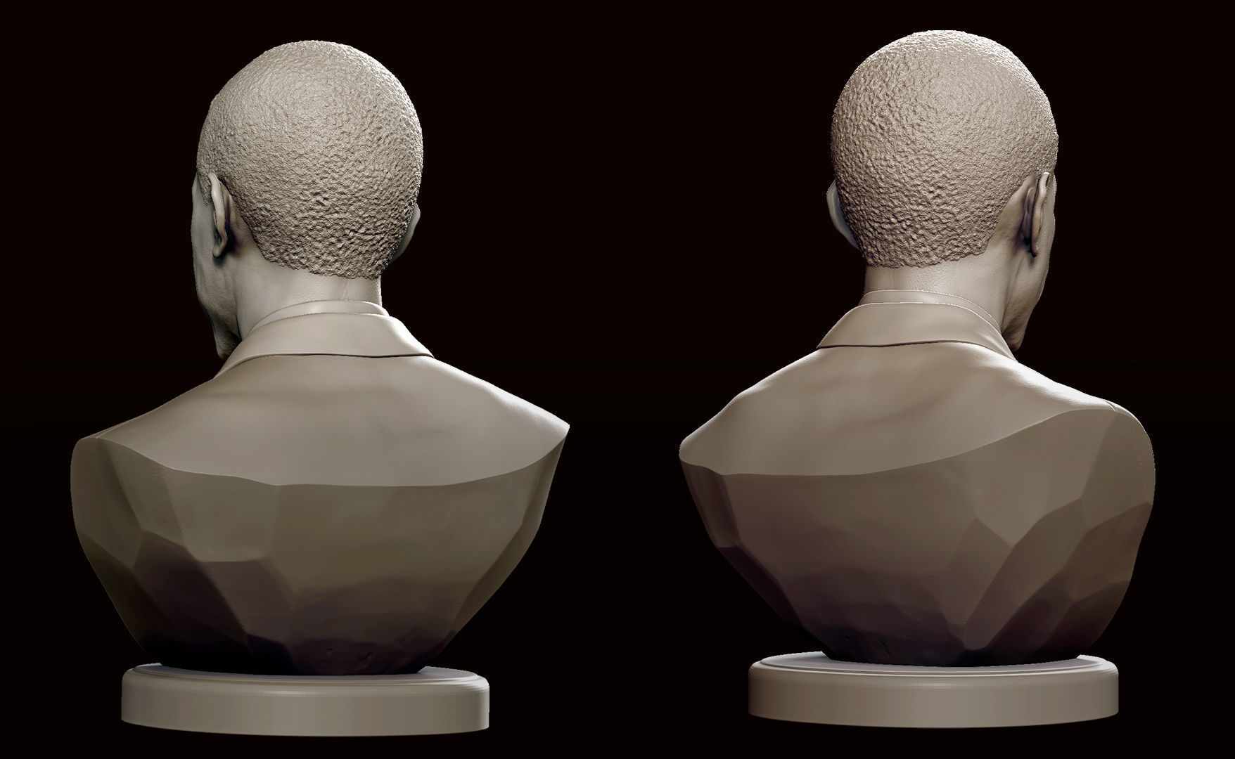 Barack Obama 3D model 3D printable | CGTrader