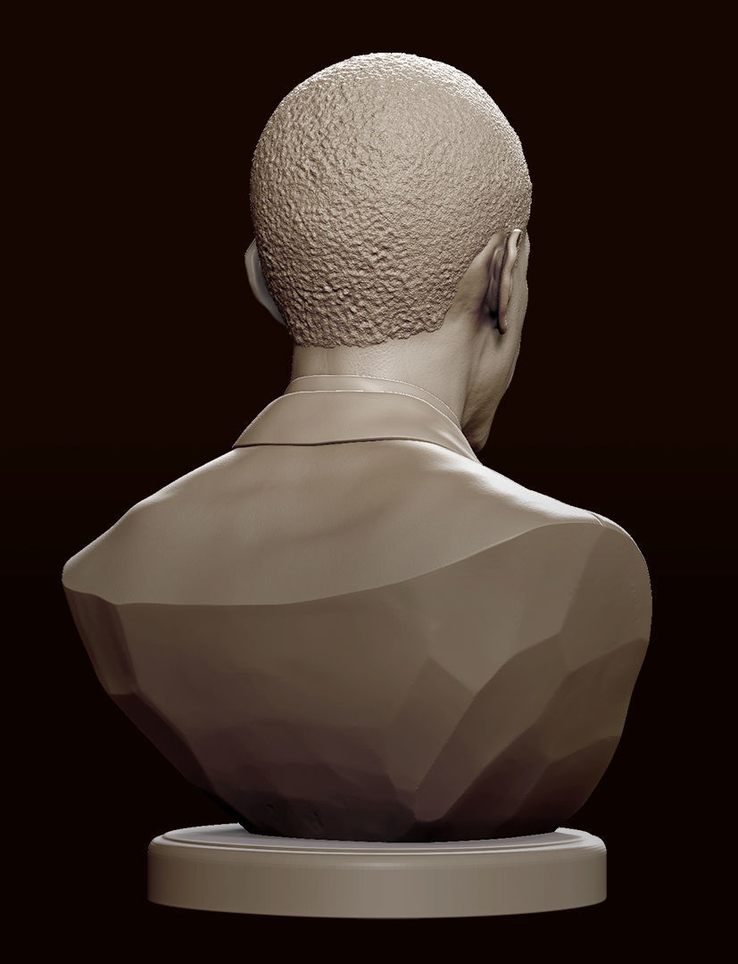 Barack Obama 3D model 3D printable | CGTrader
