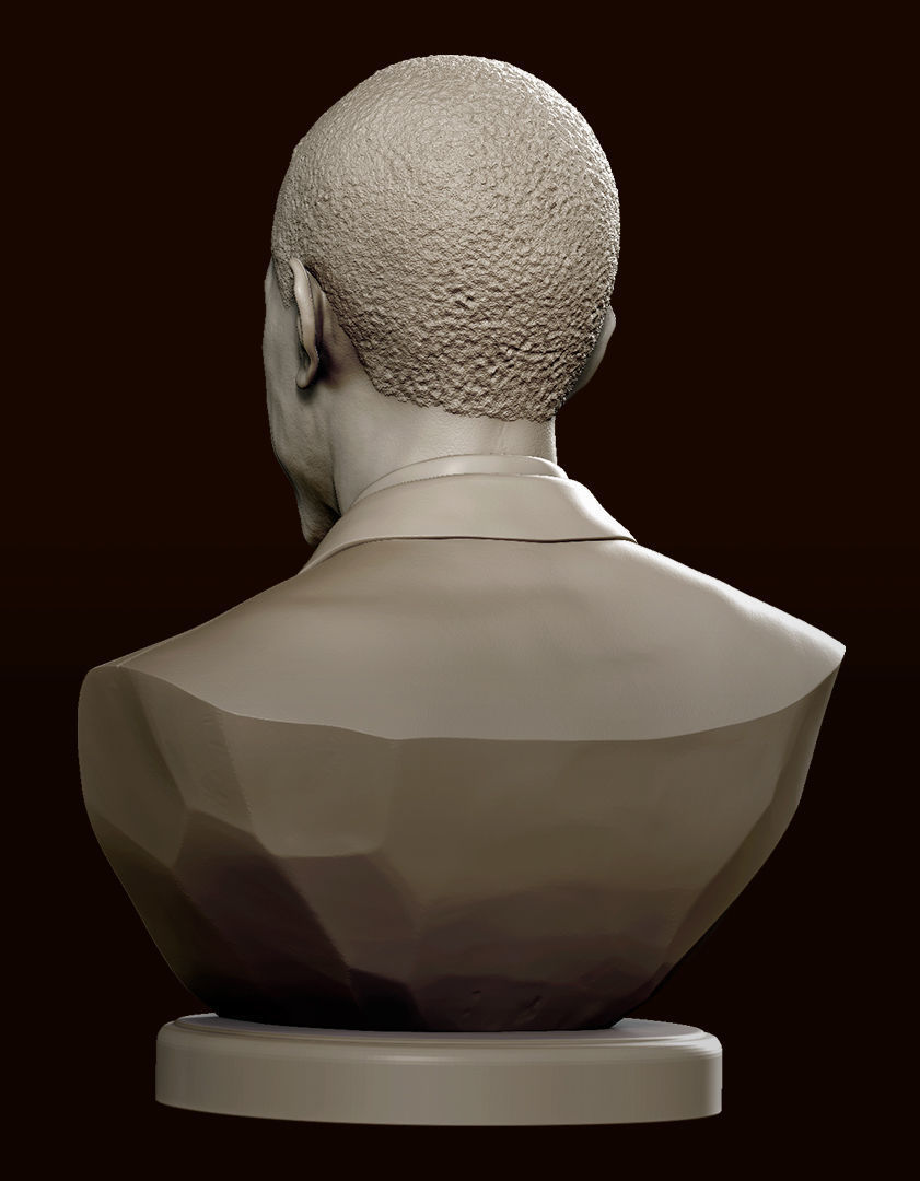 Barack Obama 3D model 3D printable | CGTrader
