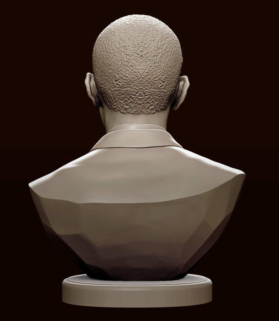 Barack Obama 3D model 3D printable | CGTrader
