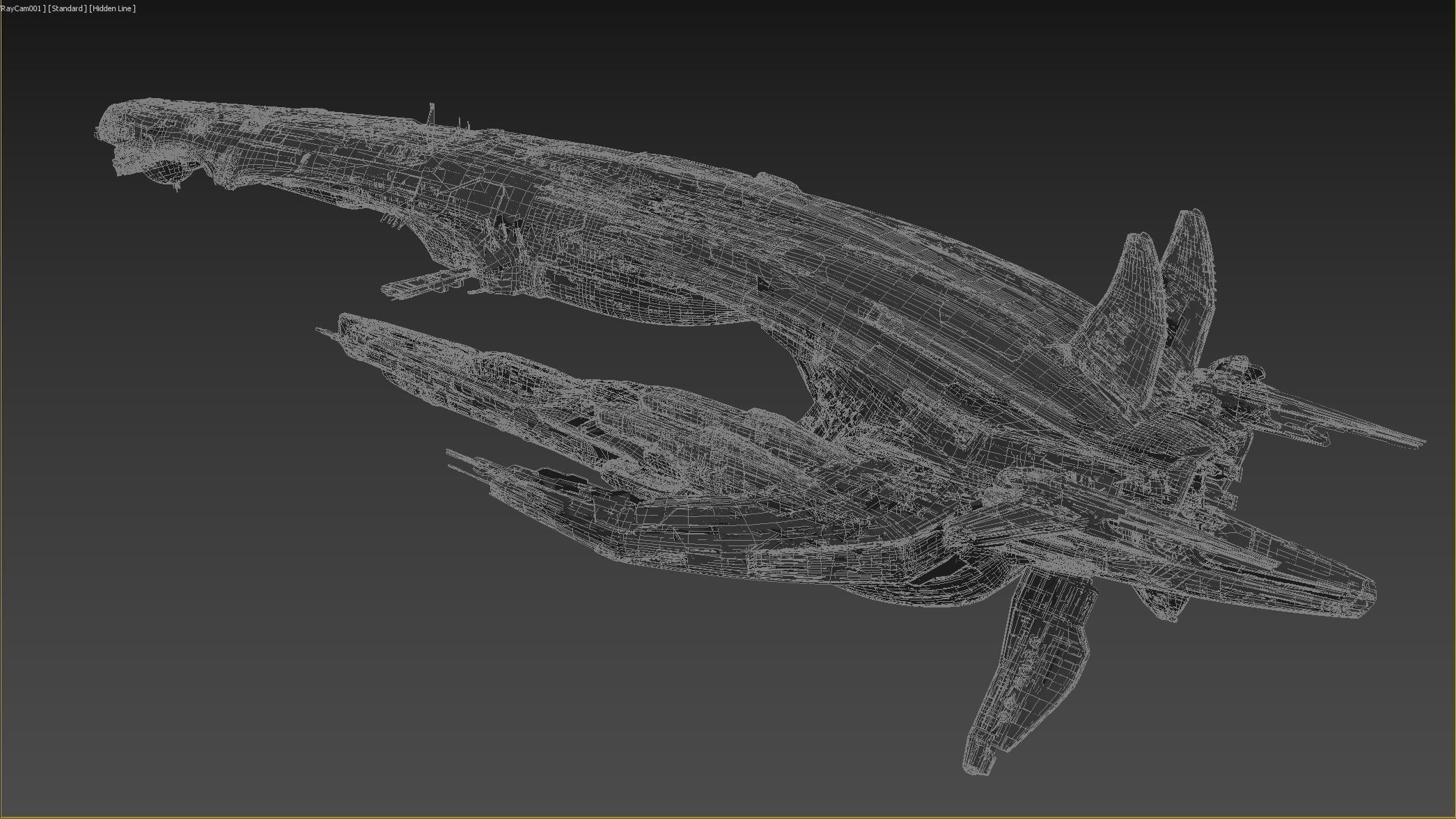 Alien ship 3D model | CGTrader