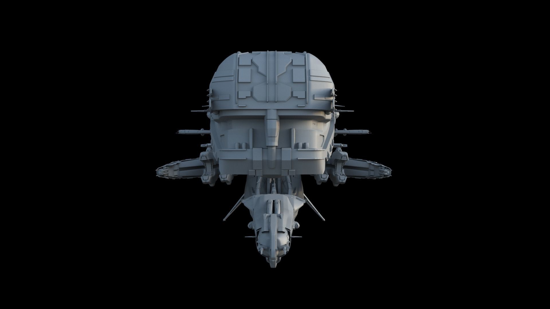 Alien ship 3D model | CGTrader