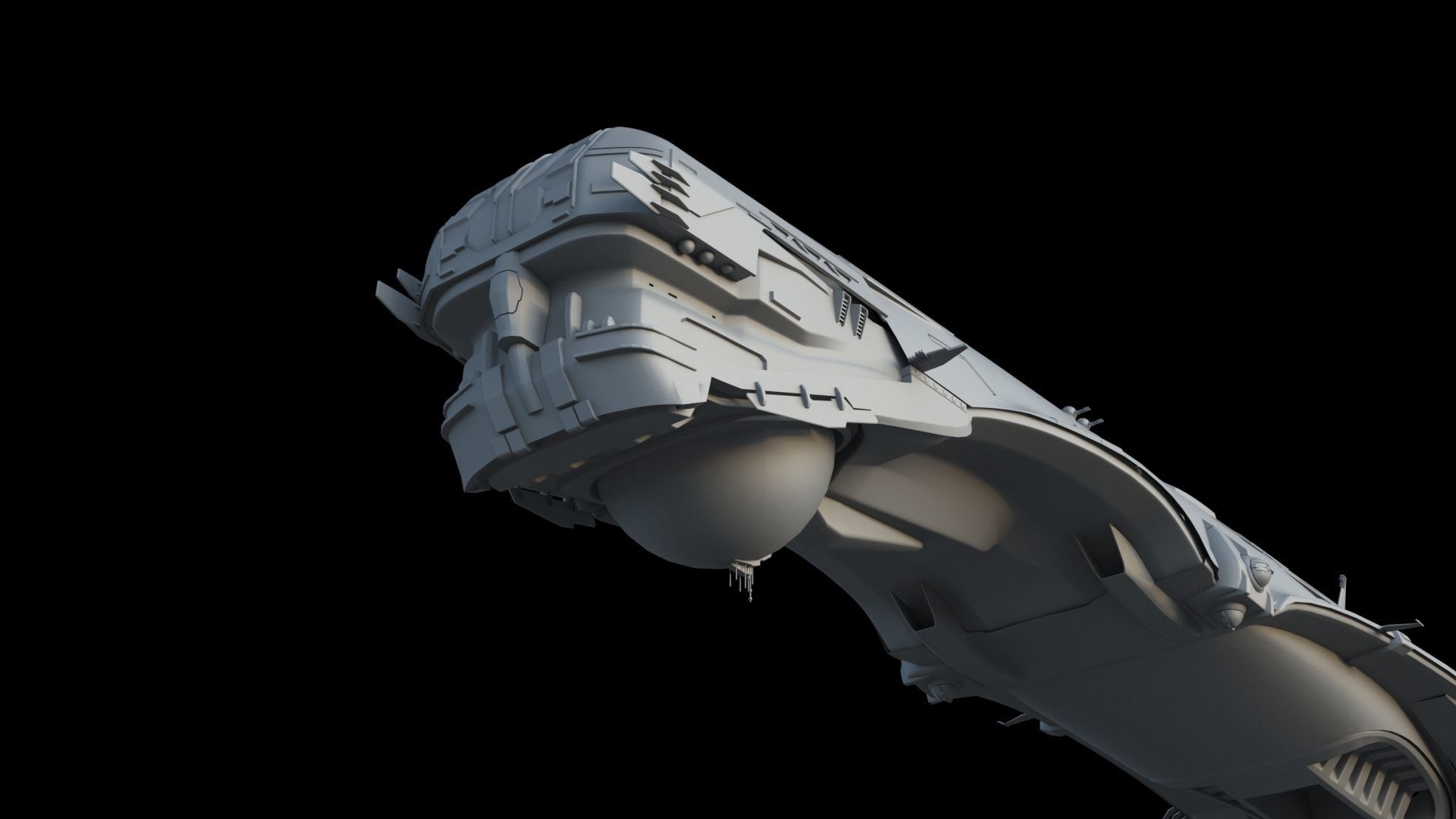 Alien ship 3D model | CGTrader