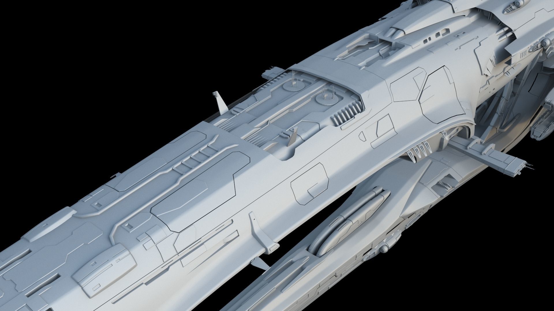 Alien ship 3D model | CGTrader