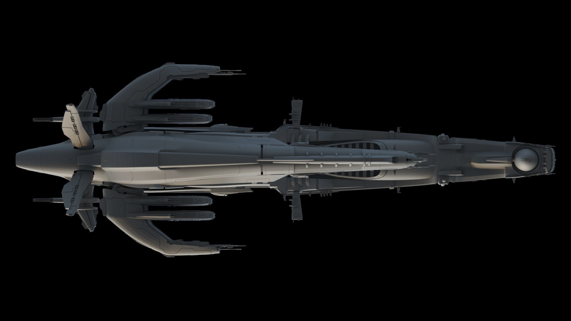 Alien ship 3D model | CGTrader