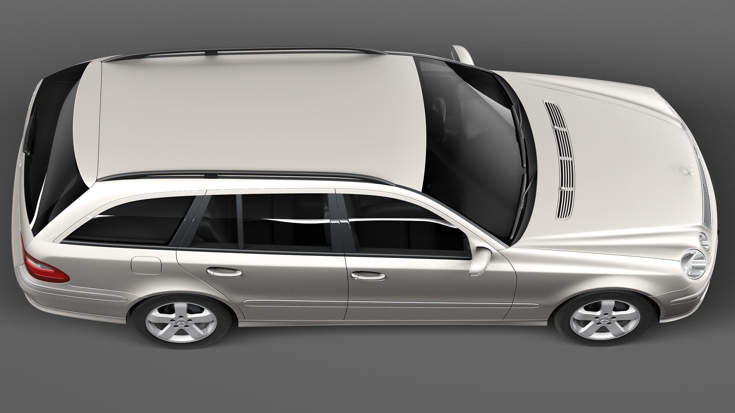 Mercedes-Benz E-Class W211 Estate 2002-2009 3D model | CGTrader