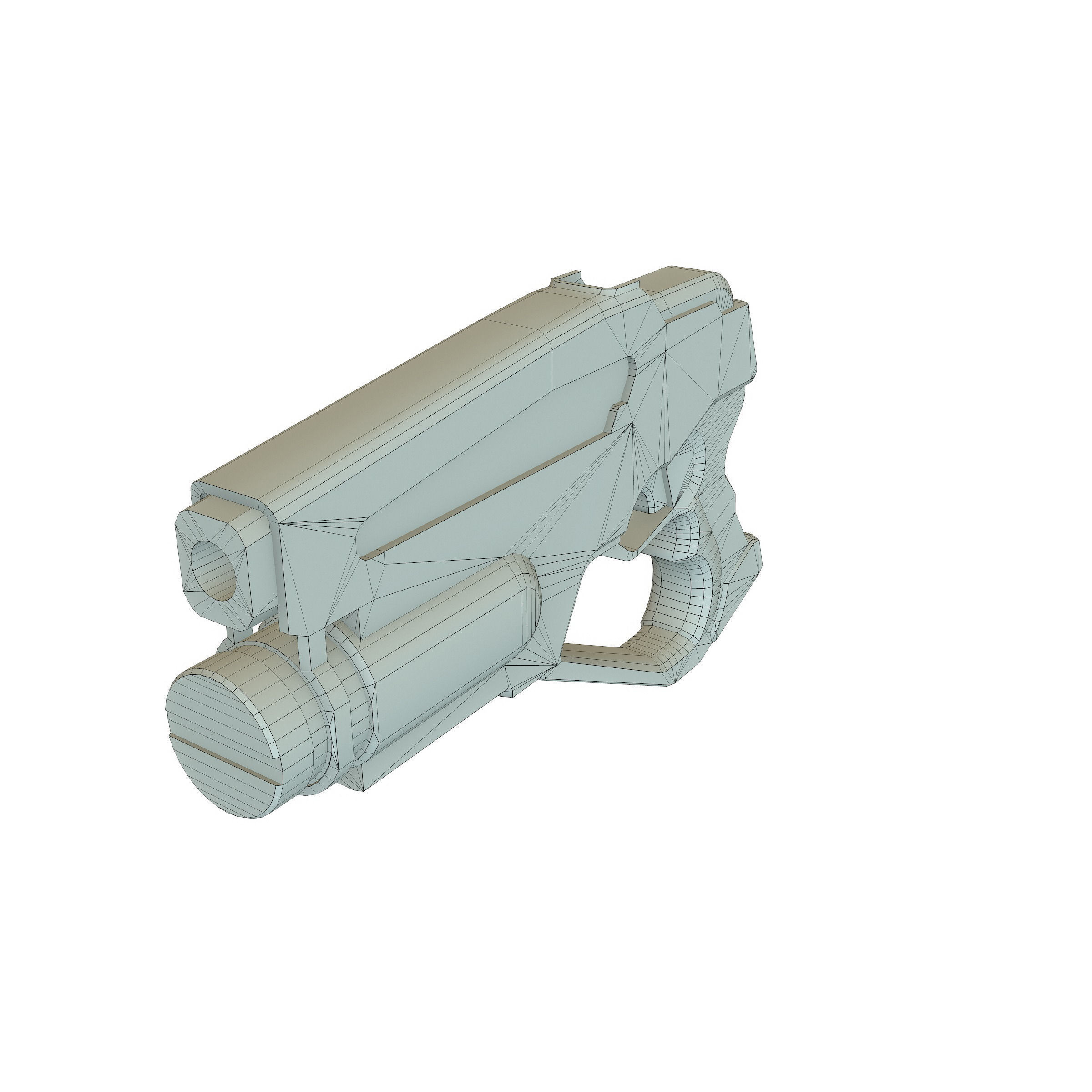 3D model Sci Fi Gun 02 VR / AR / low-poly | CGTrader