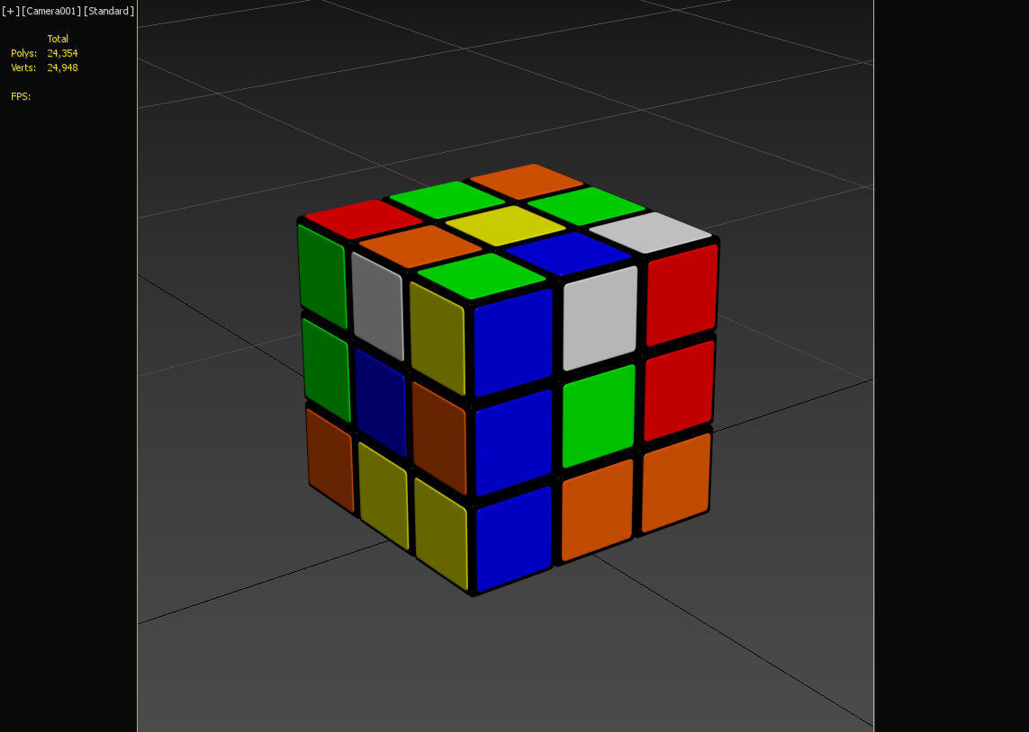 Rubiks cube 3D model | CGTrader