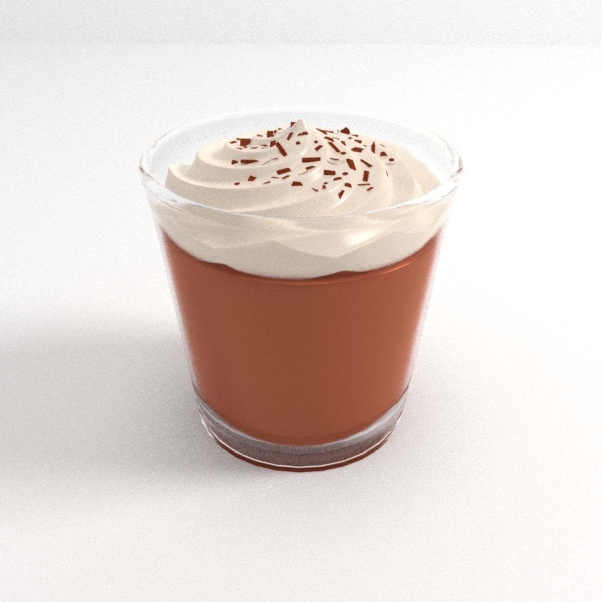 Chocolate Pudding Dessert 3D model | CGTrader