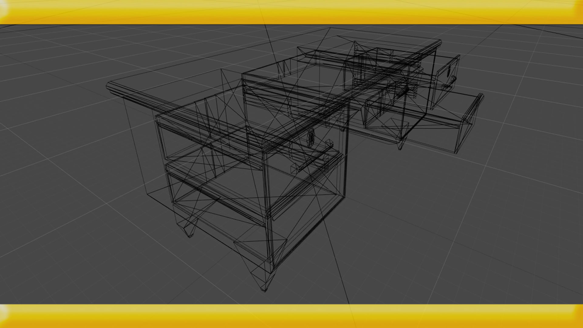 Wooden Desk Unity free VR / AR / low-poly 3D model | CGTrader