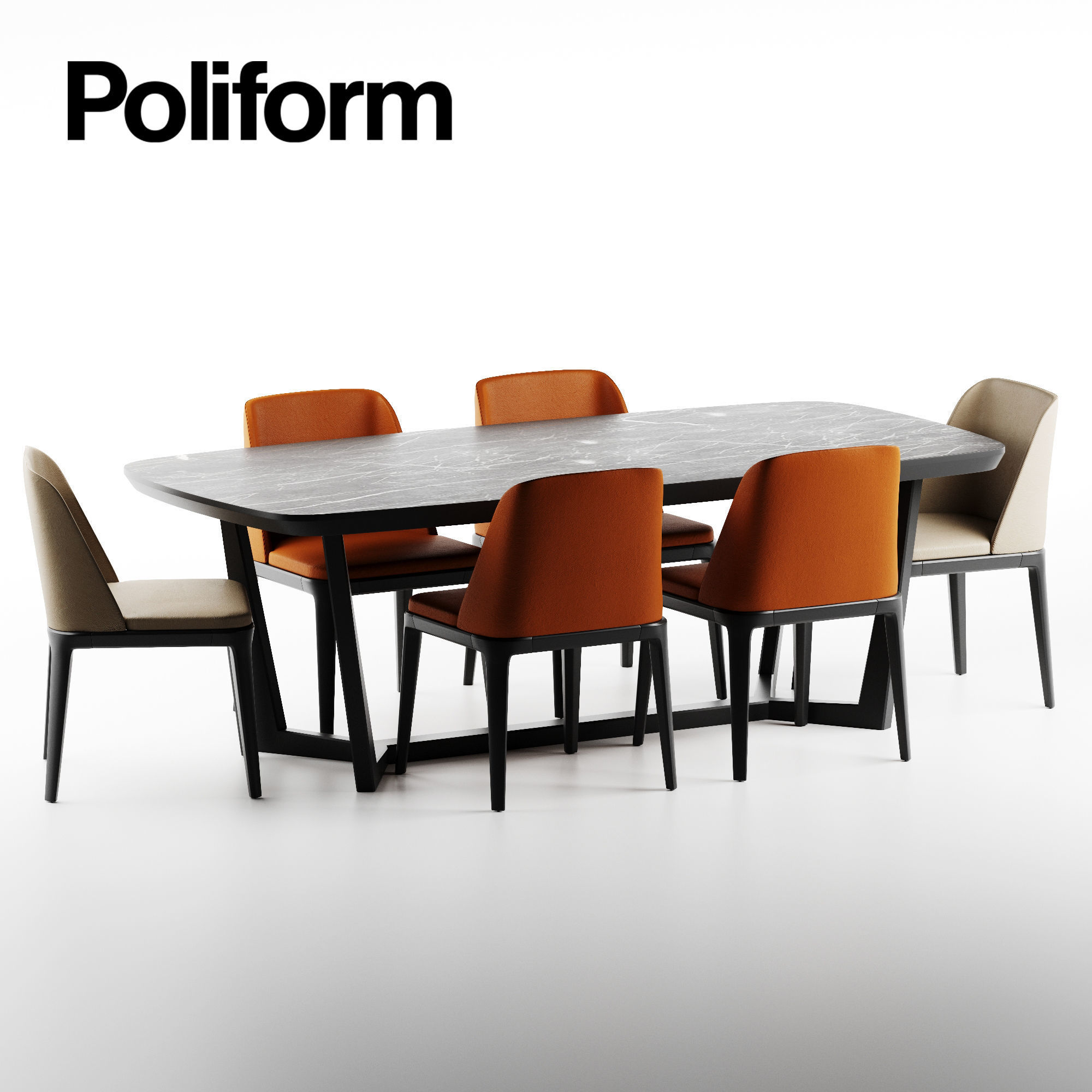 Poliform Grace 3D model | CGTrader